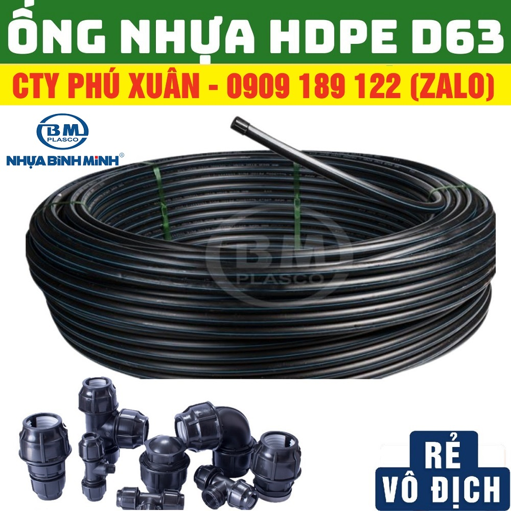 Ống HDPE D63 Bình Minh