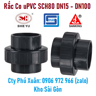 Rắc Co uPVC SCH80 Nhập Khẩu - Giá Cạnh Tranh - Kho Sài Gòn