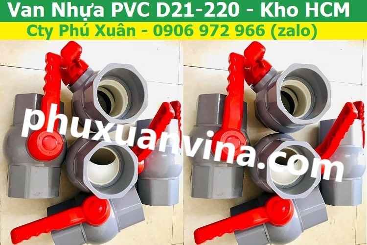 Van Nhựa PVC - Đơn Giá - Quy Cách - Kho Sài Gòn