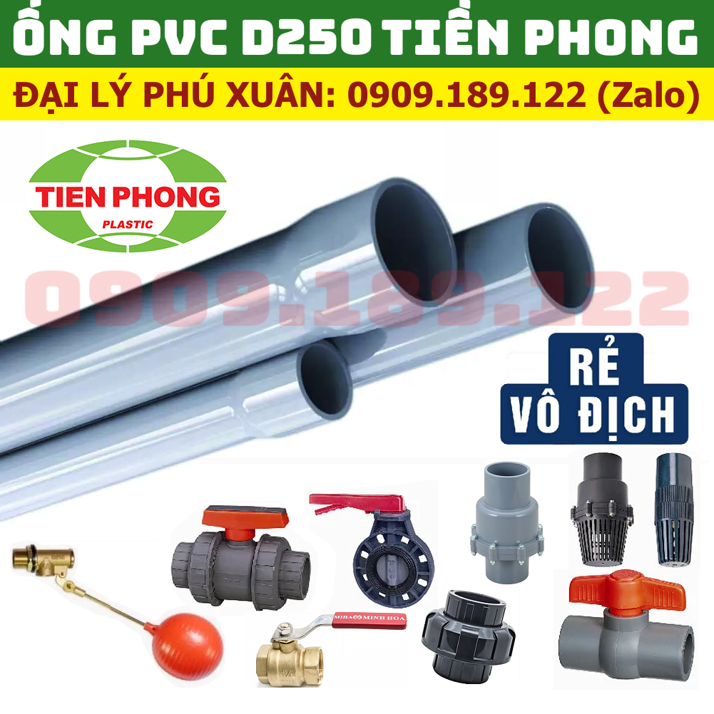 Ống Nhựa PVC D250 Tiền Phong